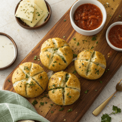 cheesy garlic bread bites | bbqblaze.com