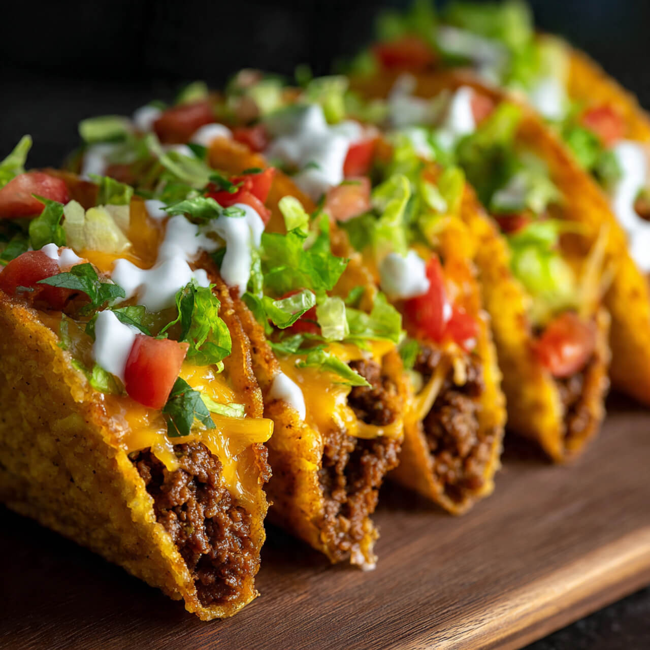 Cheesy oven baked tacos | bbqblaze.com
