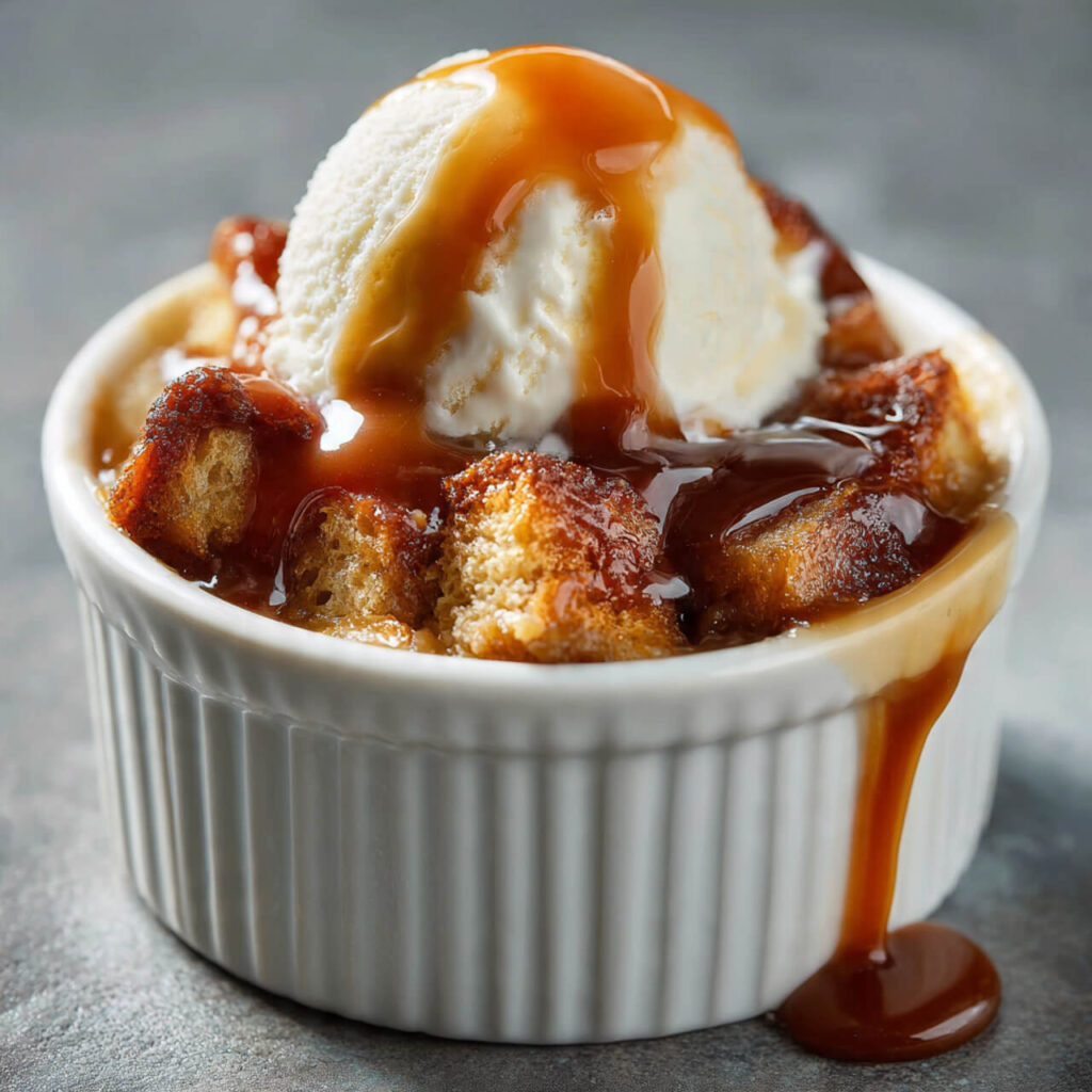 caramel bread pudding | bbqblaze.com