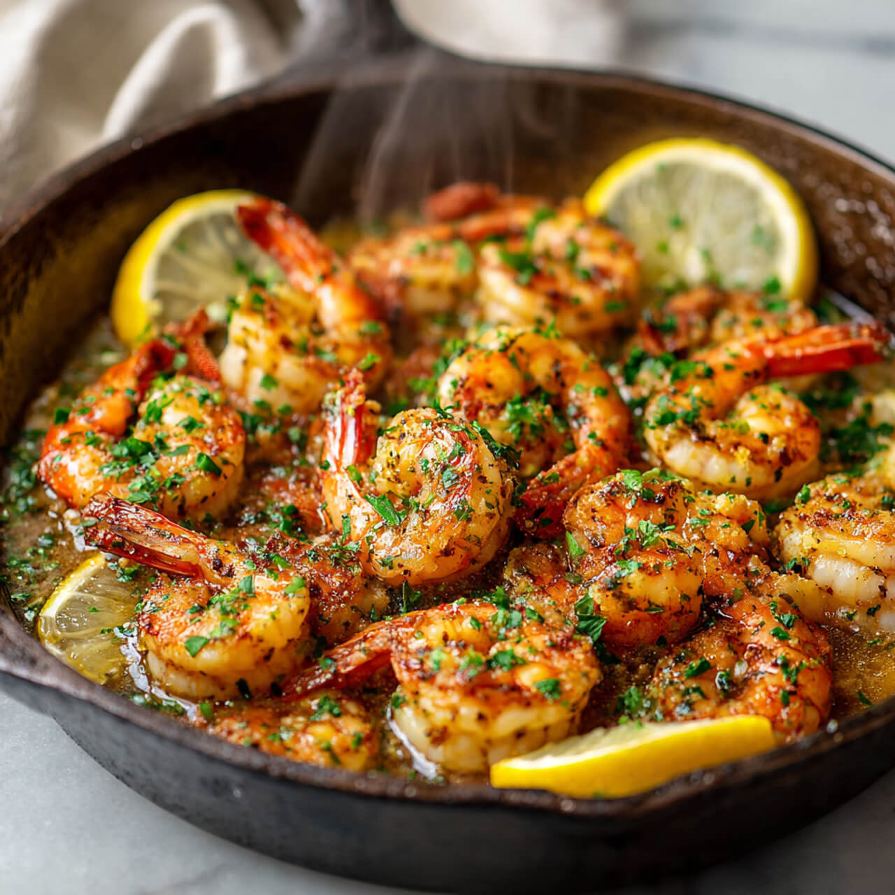 lemon garlic shrimp | bbqblaze.com