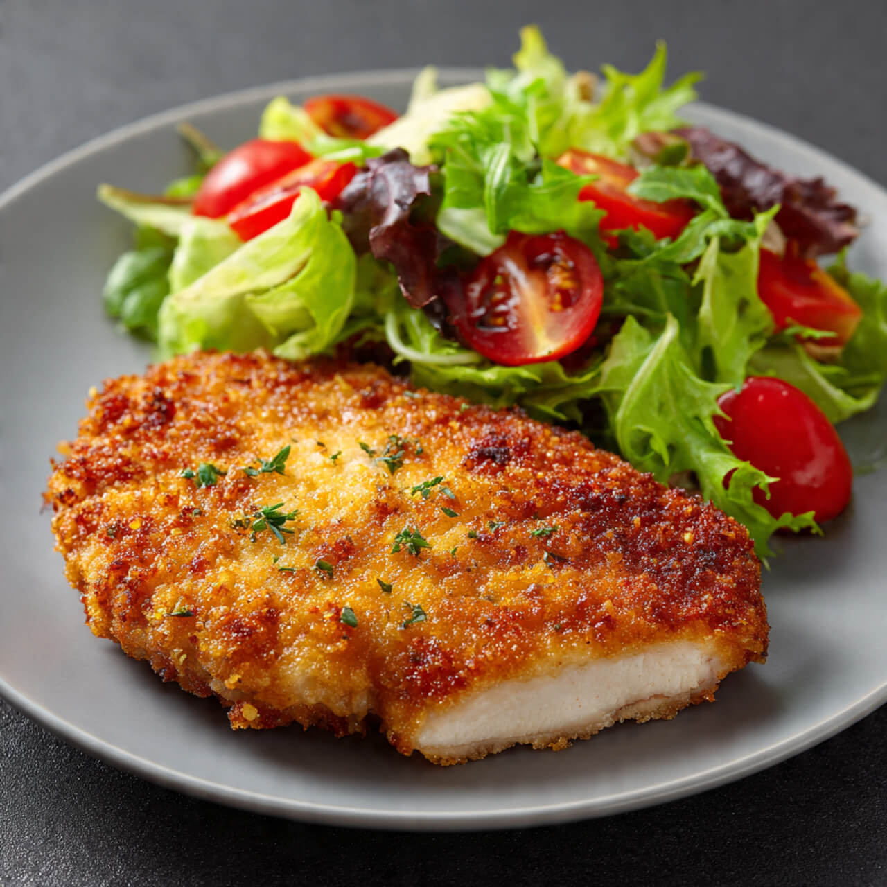 baked Italian chicken cutlets | bbqblaze.com
